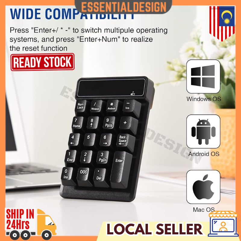 24 SHIP🚚 Keyboard Numpad Number Wireless Numeric Num Pad USB External ...
