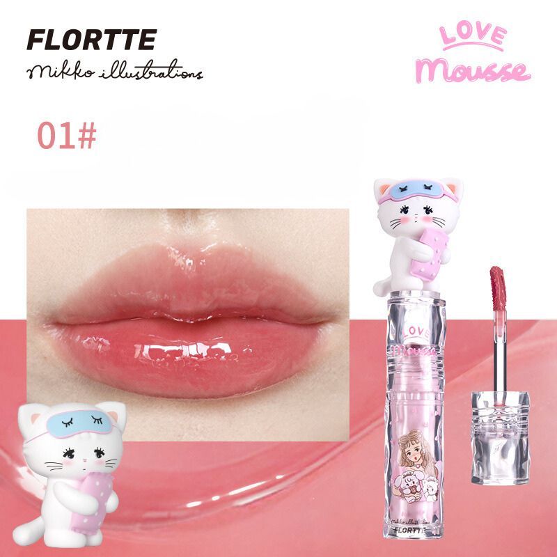 Flortte x Mikko Makeup Glossy Liquid Lipstick | Shopee Malaysia