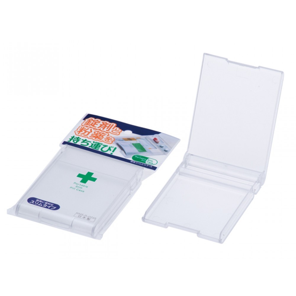 Japanese Plastic Slim Pill Case Storage Box Medicine Case Portable Slim ...
