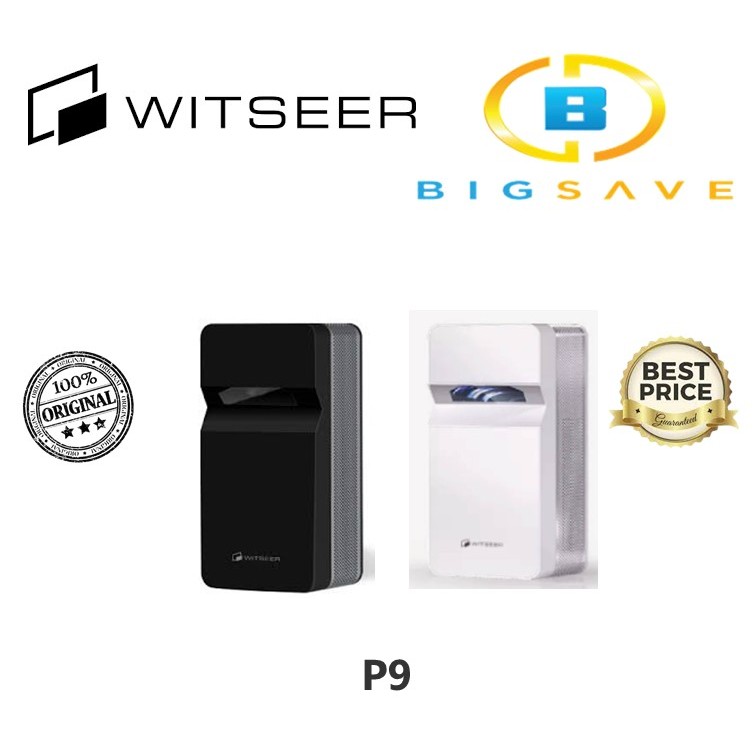 WITSEER P9 WIRELESS PROJECTOR TOUCH SCREEN 1080P 4K MINI PORTABLE SMALL ...
