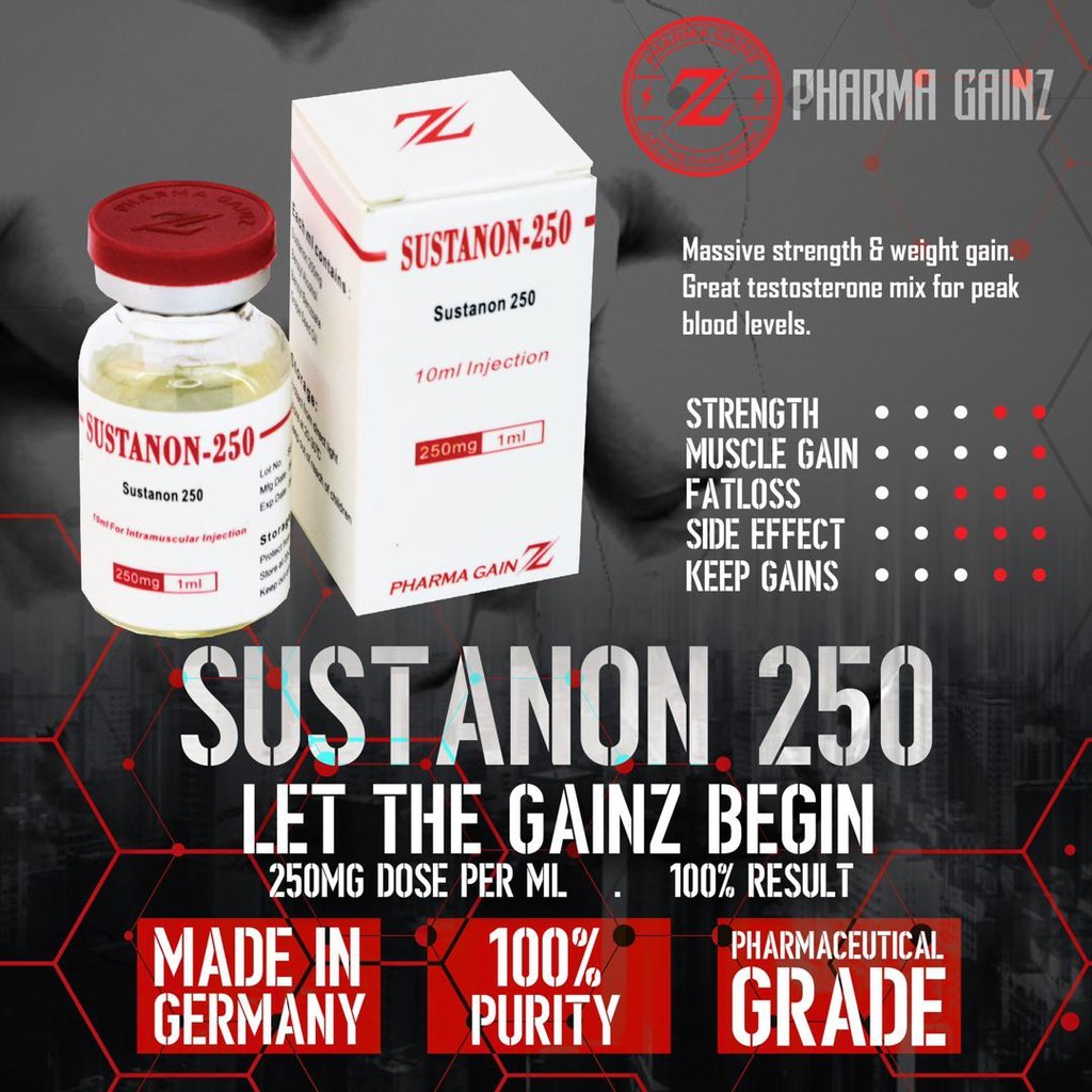 PHGainz Sustanon 250mg x 10ml/vial Naikkan Otot Naikkan Tenaga Naikkan Kekuatan Naikkan ...