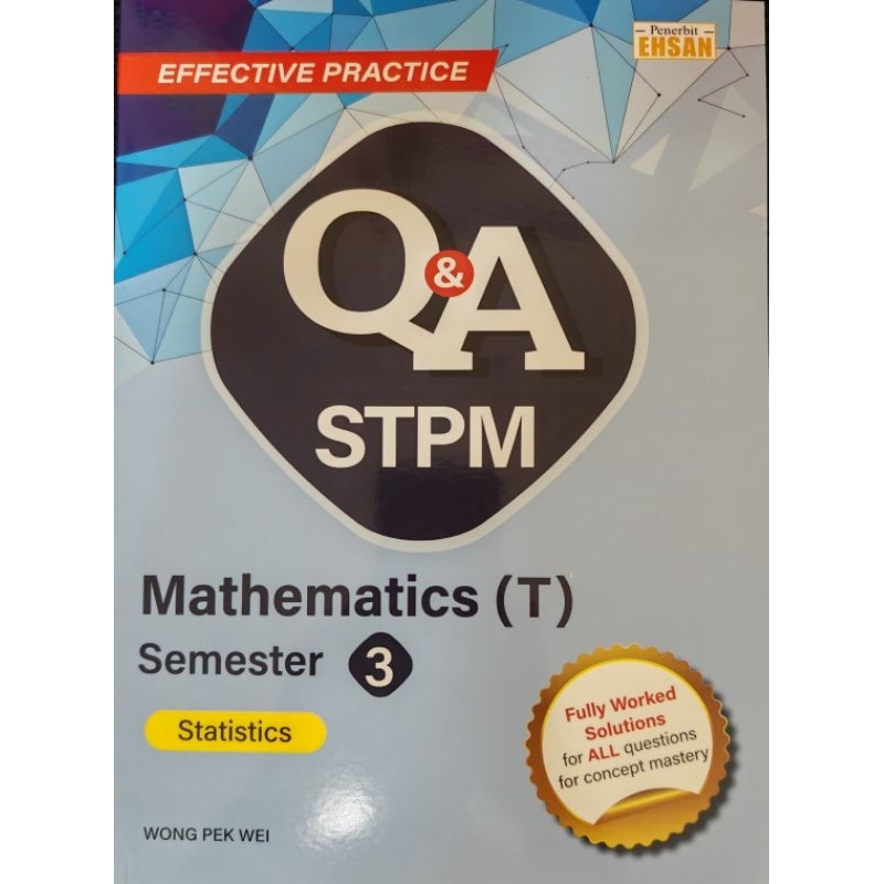 Effective practice Mathematics (T) STPM Sem 3 | Shopee Malaysia