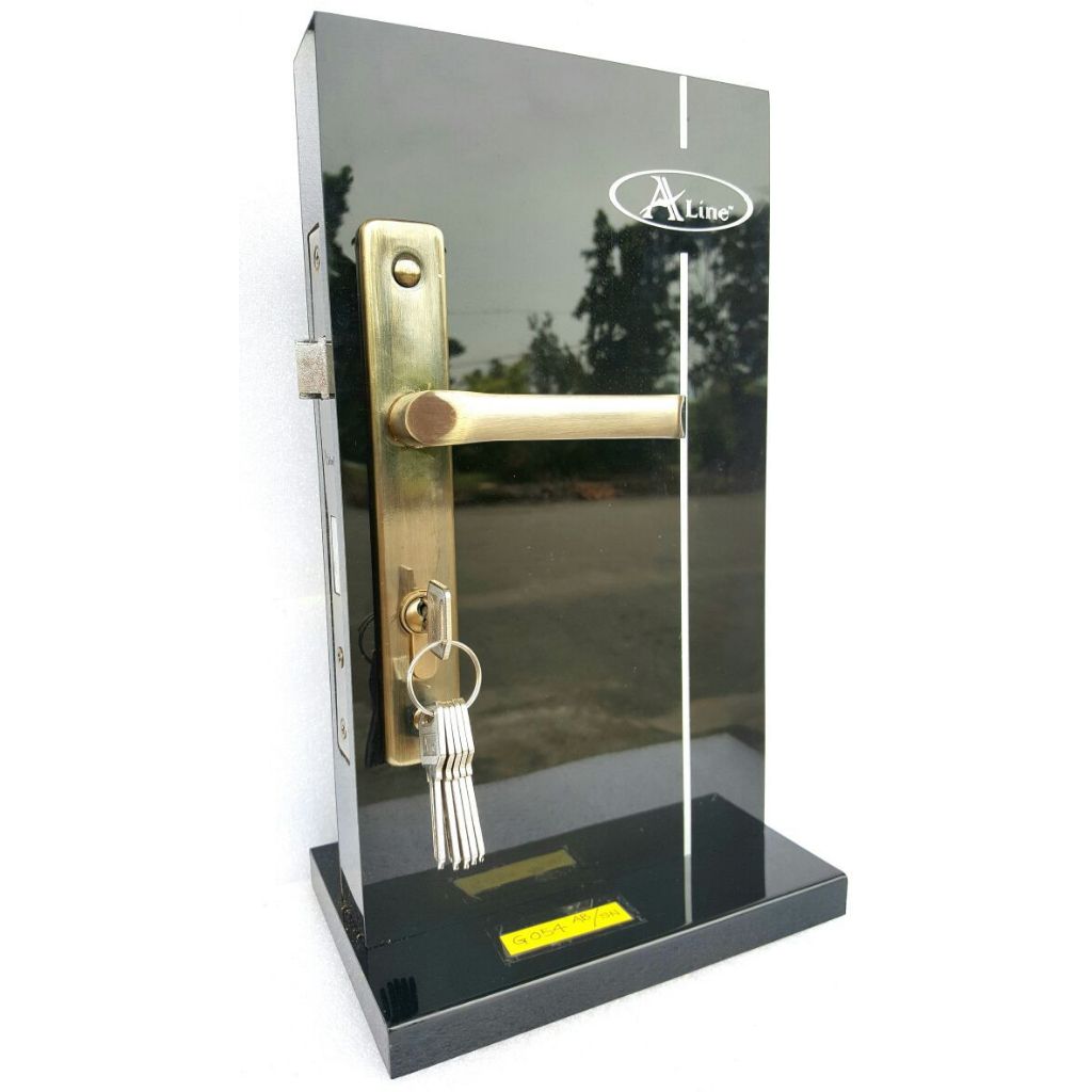 Aline G932 Mortise Lock Handle Entrance Iron Door Gate Lock Set ...