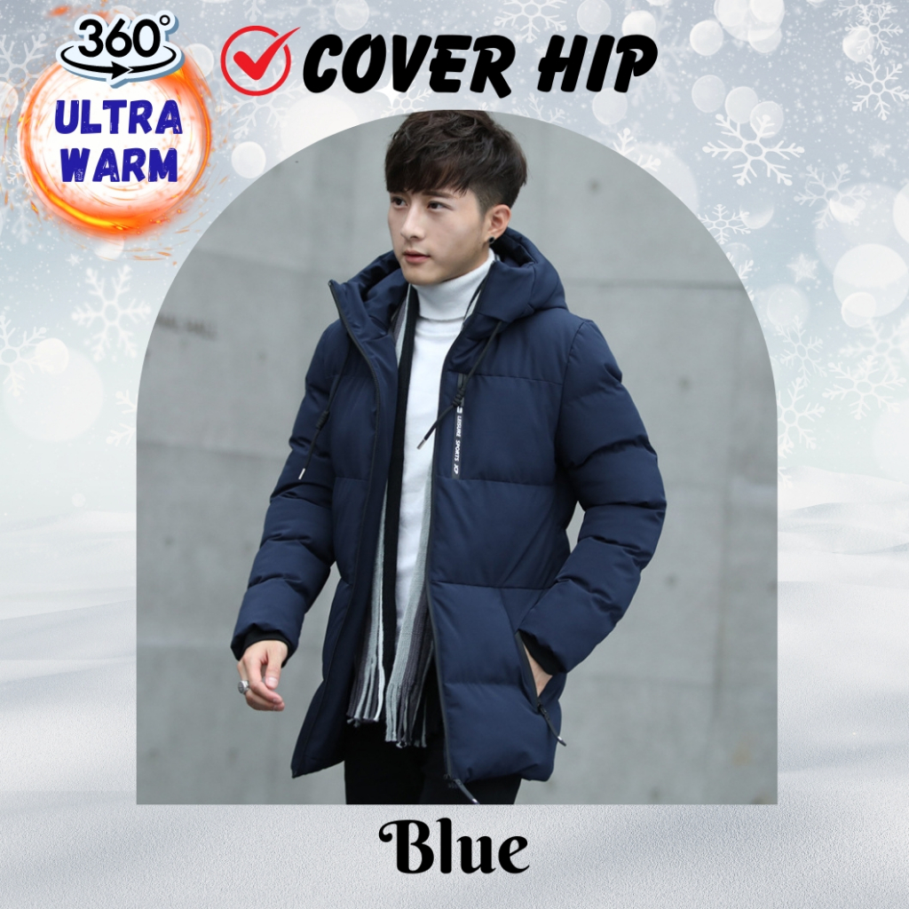 Winter Down Jacket Plus Size Men Windproof Coat Cold Jacket Men 羽絨服男 ...