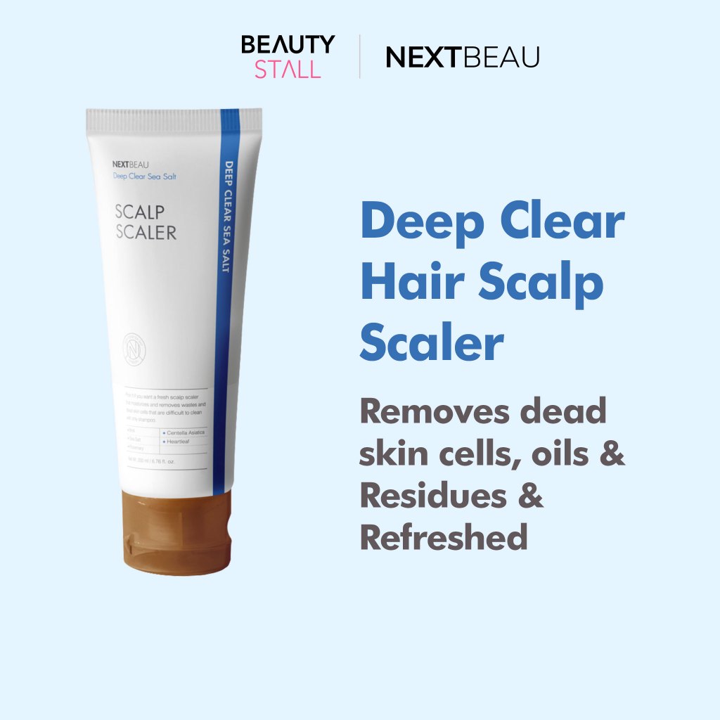 NEXTBEAU Deep Clear Sea Salt Hair Scalp Scaler 200ml | Korea Scalp ...