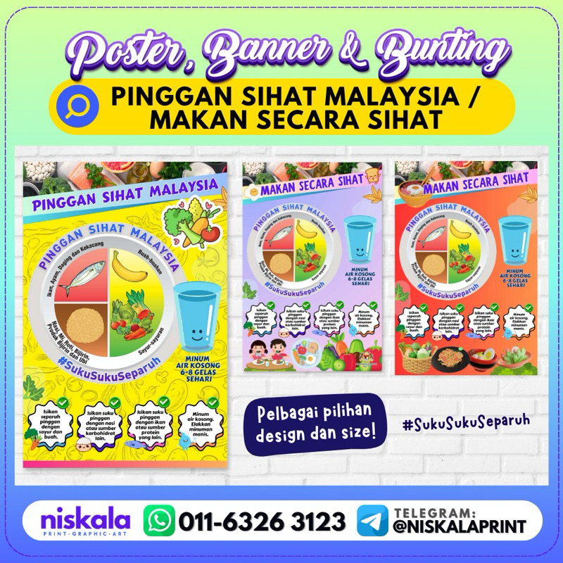 [KANTIN] PINGGAN SIHAT MALAYSIA #SukuSukuSeparuh (MAKAN SECARA SIHAT ...