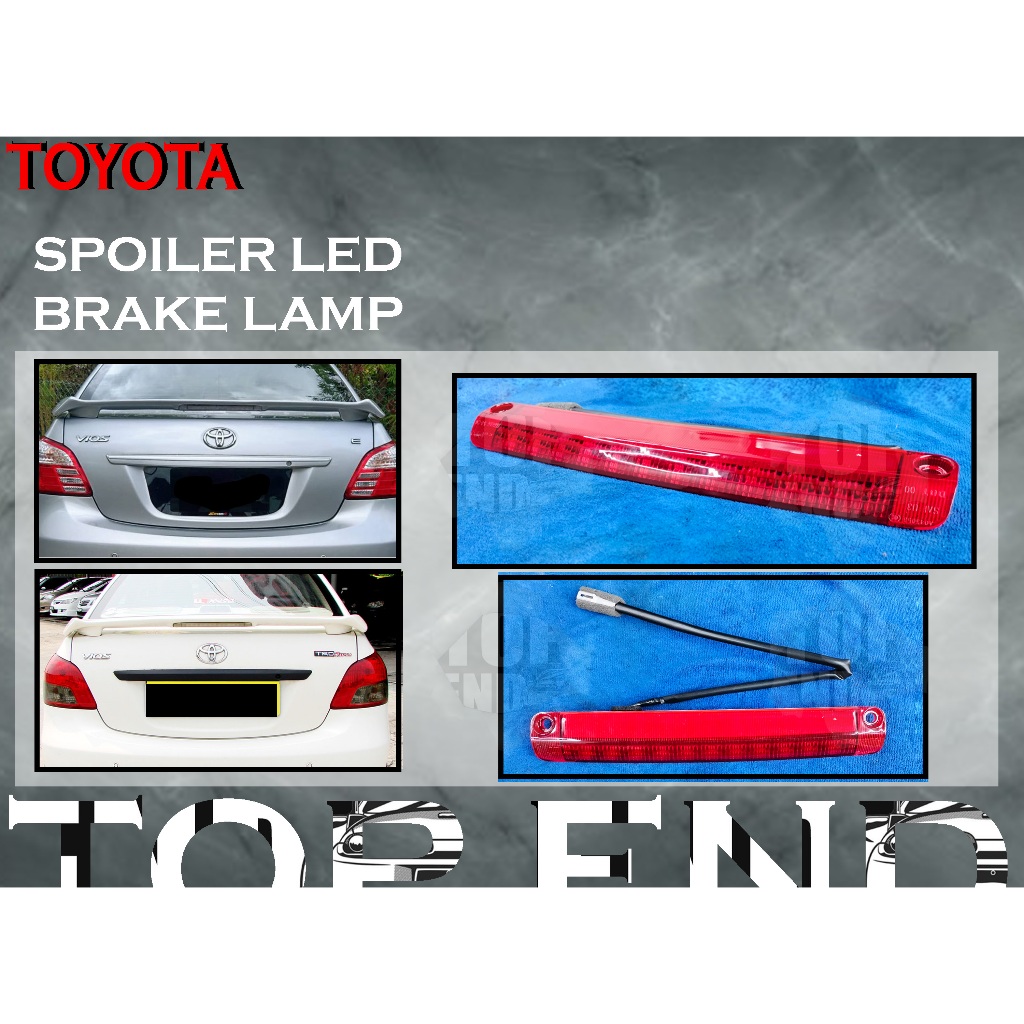 UNIVERSAL TOYOTA/HONDA/PERODUA/PROTON CAR SPOILER LED THIRD BRAKE LAMP ...