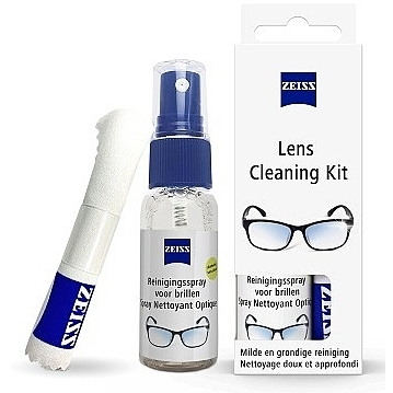 ZEISS Lens Cleaning Spray (30ml Lens Spray + Zeiss Microfibre Cloth ...