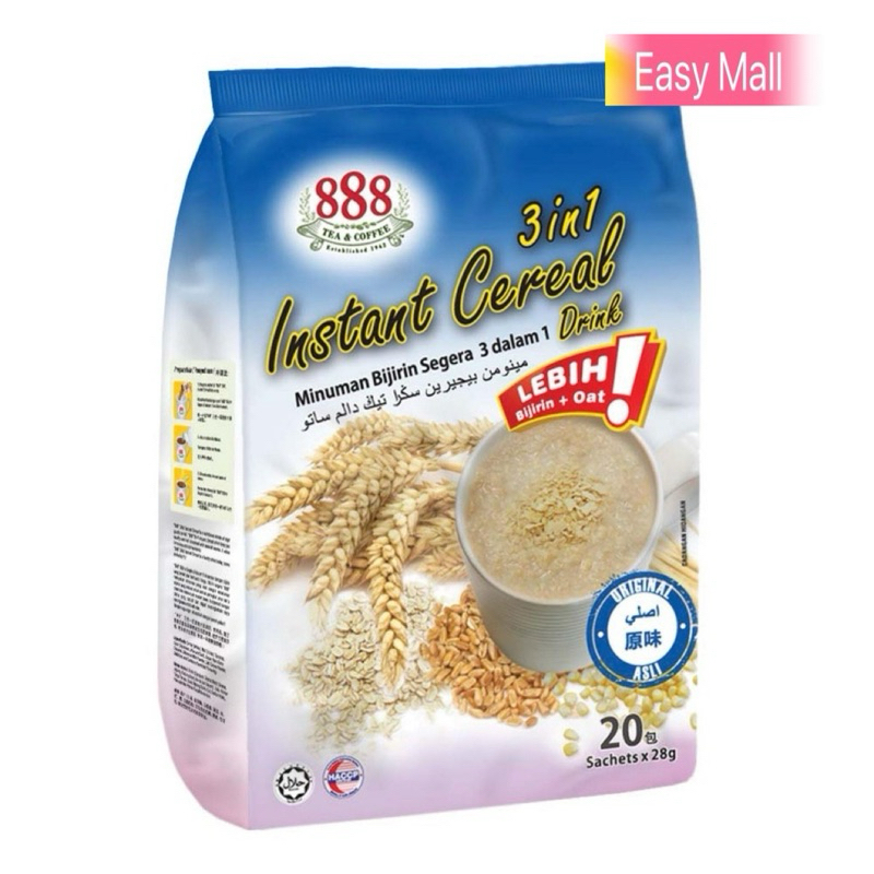 888 3 in 1 instant cereal original/soya (28g x15pkt) exp 2024 | Shopee Malaysia