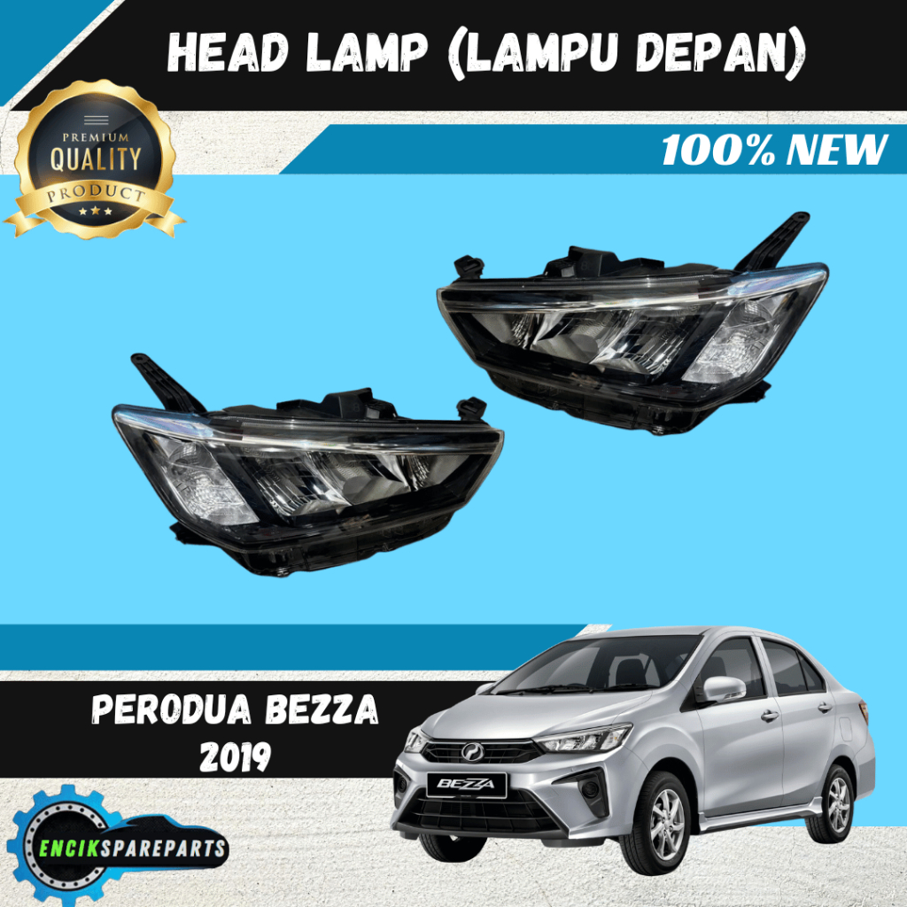 Original Head Lamp Lampu Depan Perodua Bezza 2020 Original & Oem 100% ...