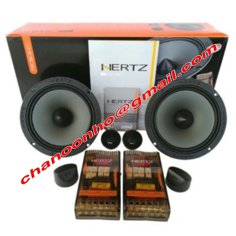 HERTZ HV165 6.5” INCH 2 Way COMPONENT CAR AUDIO Speaker With Dome Tweeter & Crossover | Shopee ...