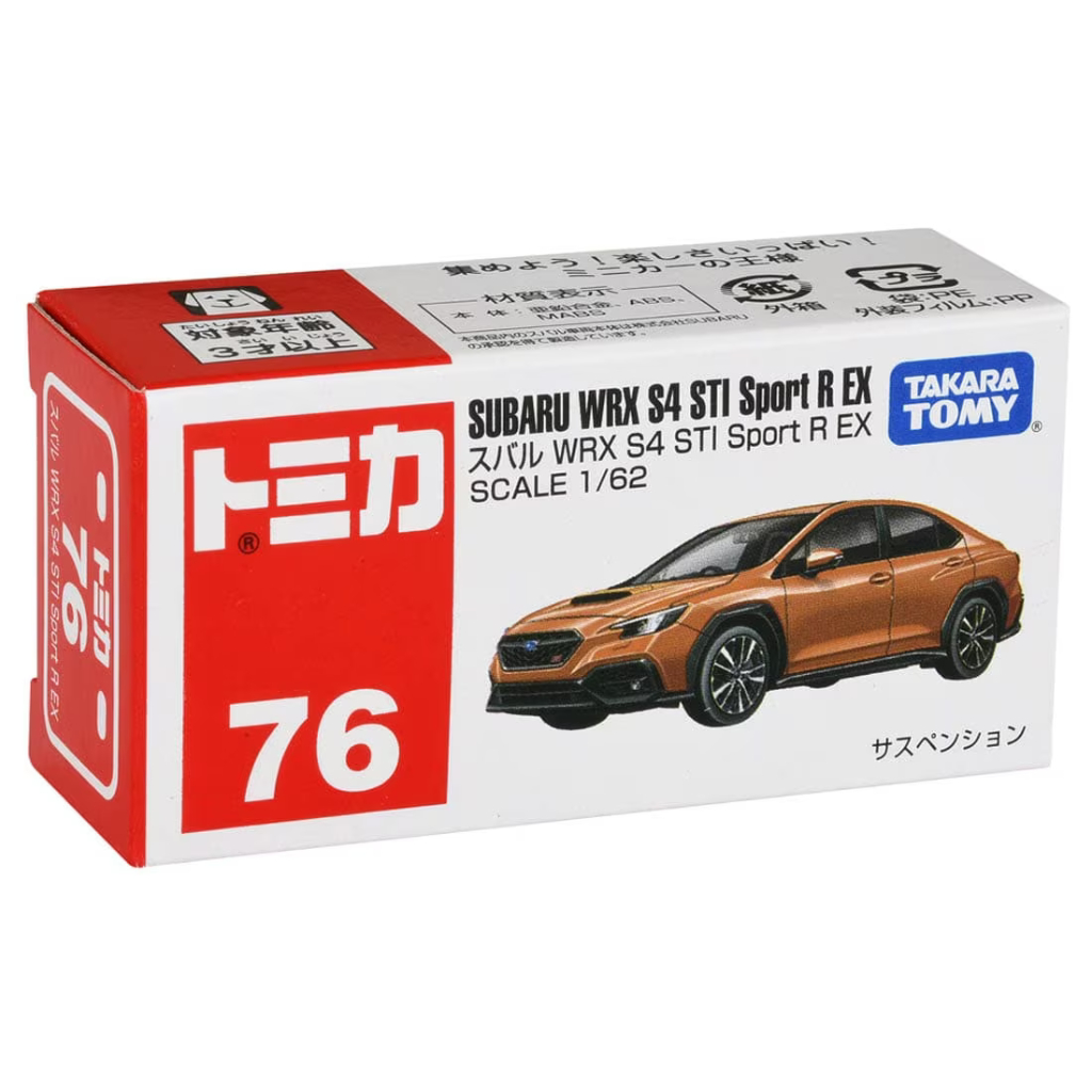 (💯 % Original) Takara Tomy No.76 SUBARU WRX S4 STI Sport R EX | Shopee ...