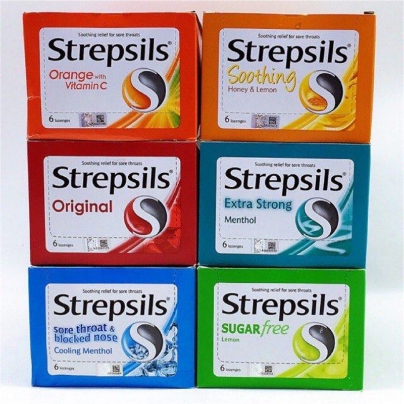 STREPSILS LOZENGES ASSORTED FLAVOURS(6's/pack) | Shopee Malaysia