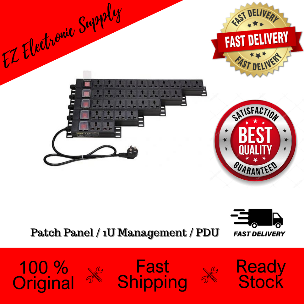 Power Distribution Unit / Server Rack PDU 2/5/8 Gang | Shopee Malaysia