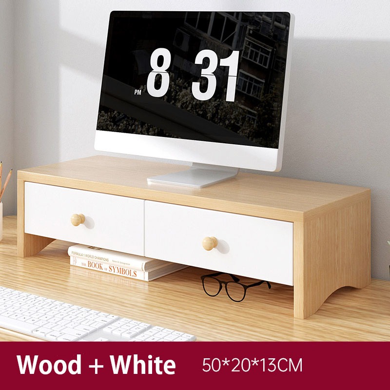 NR Computer Monitor Rack Stand Screen Increase Height Shelf Desktop ...