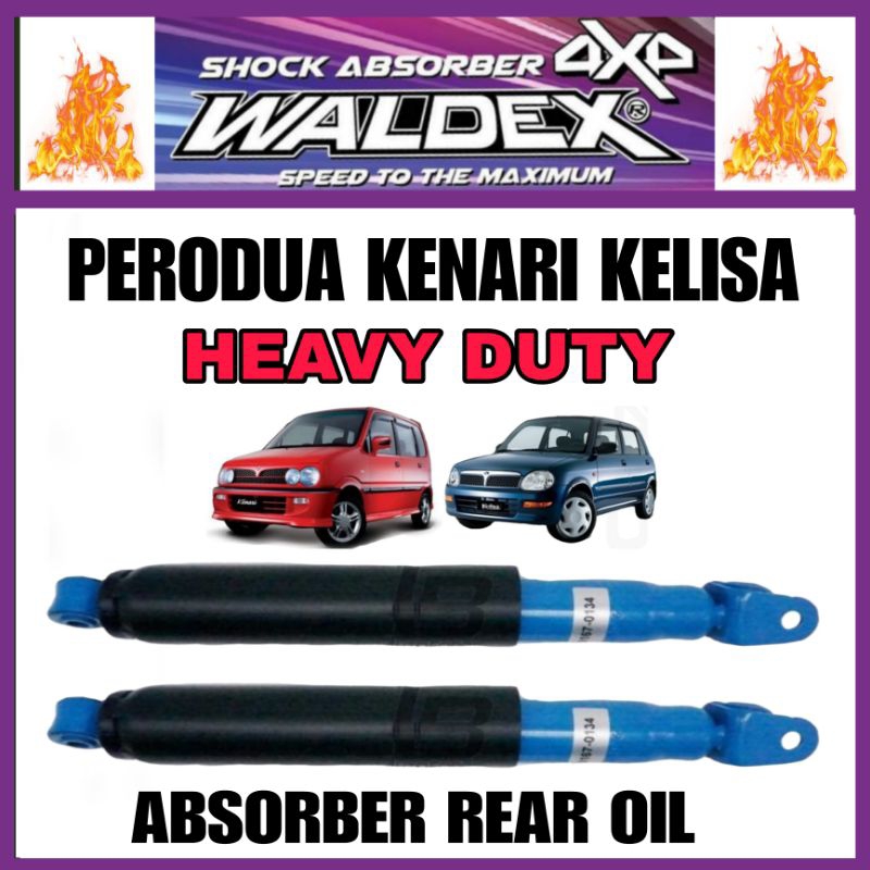 CS Perodua Kelisa Kenari Waldex Heavy Duty Absorber Rear ( belakang ...