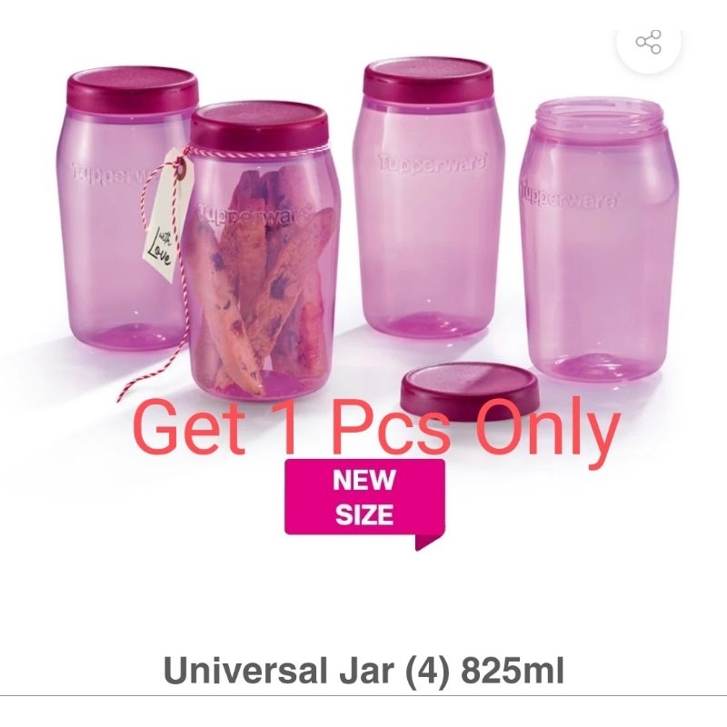 TUPPERWARE Universal Jar 825ml(1 Pcs) | Shopee Malaysia
