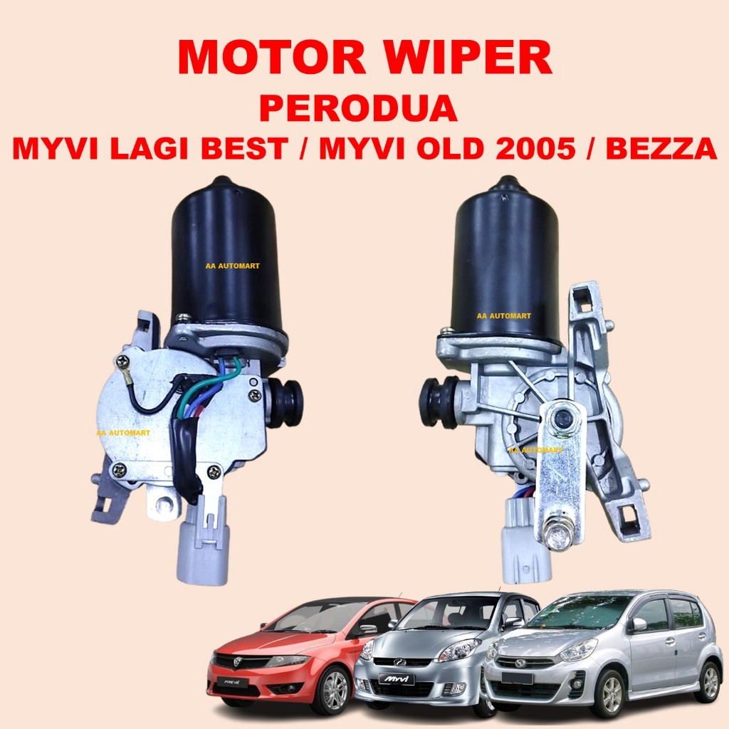 Wiper Motor PERODUA MYVI LAGI BEST / MYVI OLD 2005 / BEZZA Wiper Link ...