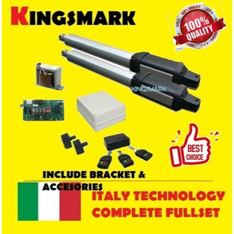 SUPER STRONG AUTOGATE SYSTEM AUTO GATE (FULL SET) | Shopee Malaysia