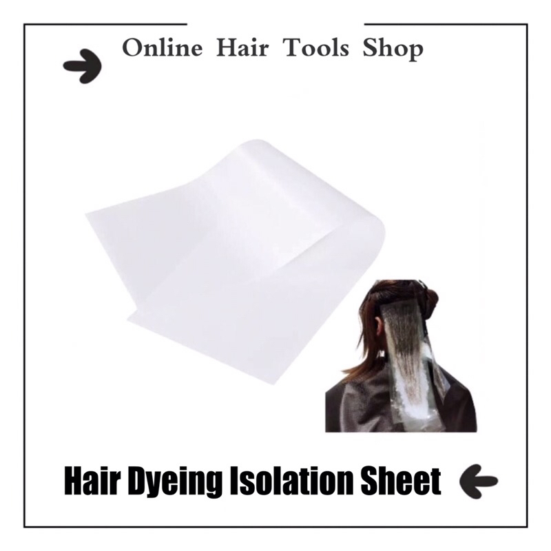 50pcs Hair Dyeing Isolation Sheet Reusable Washable Plastic Saloon Hair ...