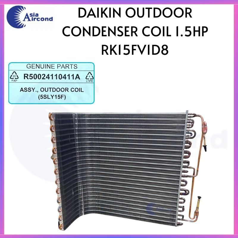 DAIKIN OUTDOOR CONDENSER COIL 1.5HP【 RK15FV1D8 】 (R50024110411A ...