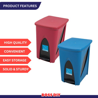 FELTON 18L Plastic Step Dustbin / Office Dustbin / Home Dustbin ...