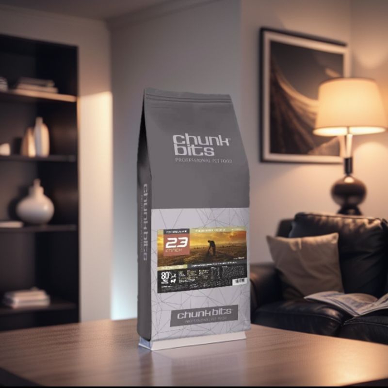 Chunkbits Enrich 23 dog dry food (1Kg Fresh Repack) VENISON, LAMB ...