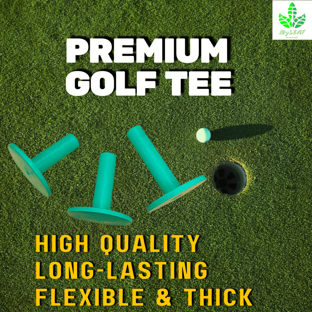MyLEAF Premium Rubber Golf Tee Driving Range Golf Tees Training ...