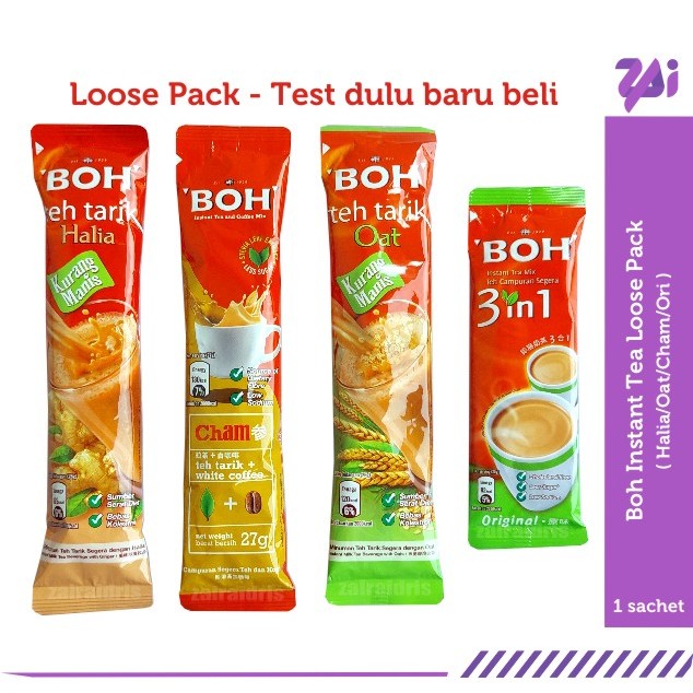 Boh Teh Tarik Segera 3-dalam1 pek ujirasa Instant Milk Tea Loose Pack ...