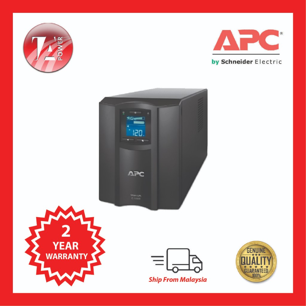 [LIMITED STOCK] APC SMC1000IC Smart-UPS C 1000VA LCD 230V Tower with SmartConnect | Shopee Malaysia