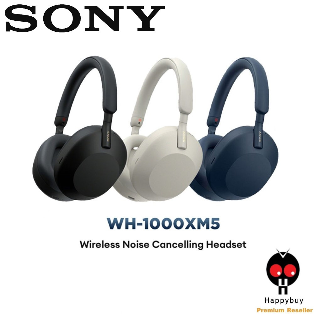 Sony WH-1000XM5 / 1000XM5 Wireless Digital Noise-Canceling Over-Ear Headphones Hi-Res Audio ...