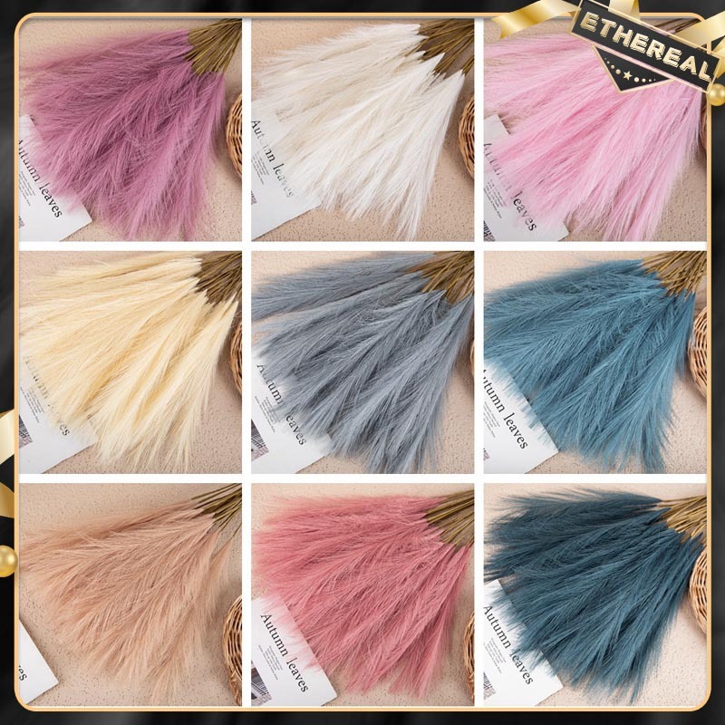 10 Pcs/Pack Artificial reed Artificial Pampas Grass Branches Reed ...