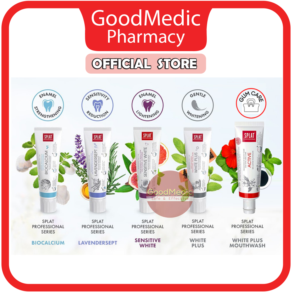 SPLAT Professional Series ACTIVE / SENSITIVE / LAVENDERSEPT/ BIOCALCIUM ...