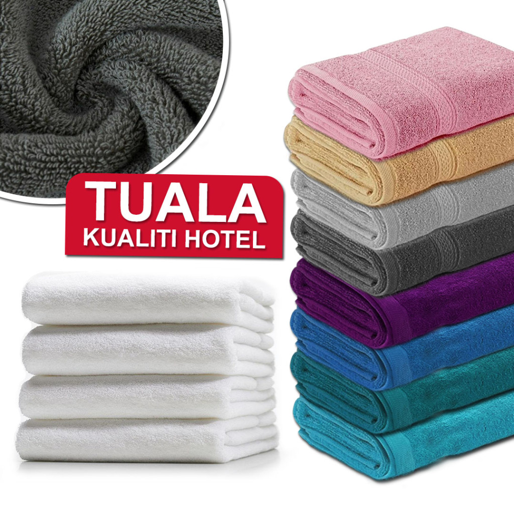 TUALA MANDI KUALITI HOTEL PELBAGAI COLOR HOTEL TOWEL BATH COTTON TUALA ...