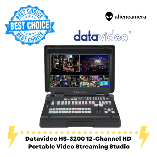 Datavideo HS-3200 12-Channel HD Portable Video Streaming Studio ...