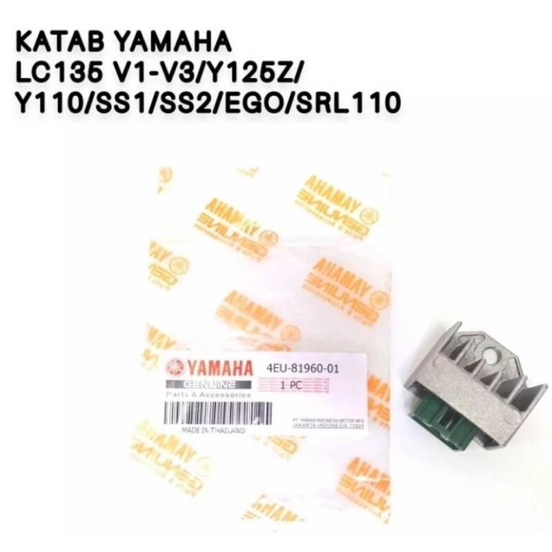 KATAB YAMAHA LC135 V1-V3 / Y125ZR / Y125Z / Y110 / SS1 / SS2 / EGO / SRL110 RECTIFIRE | Shopee ...