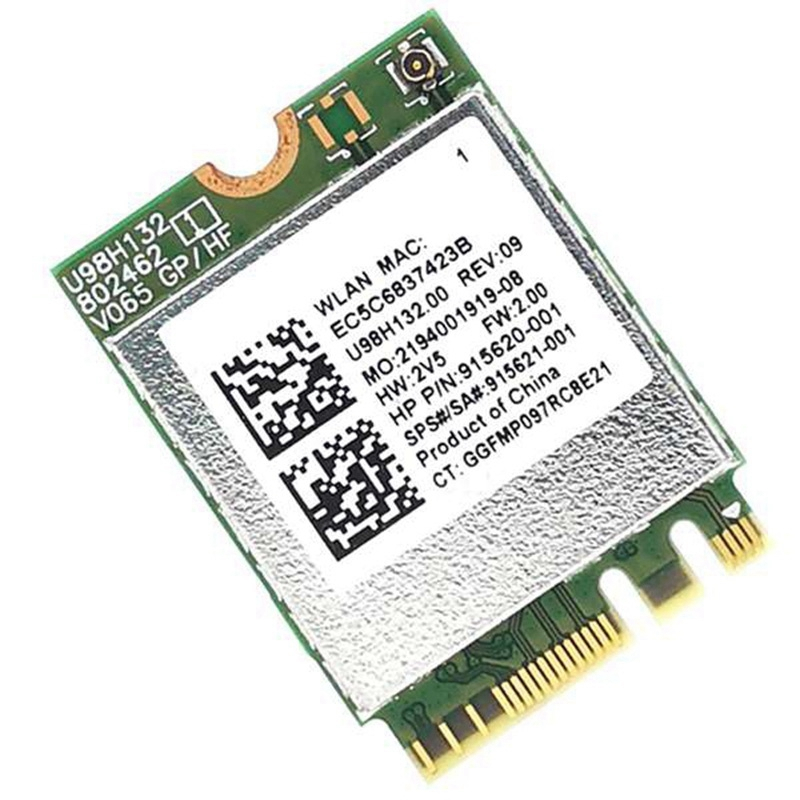 HP WLAN Wireless WiFi Card 915620-001 + Bluetooth 4.2 | Shopee Malaysia