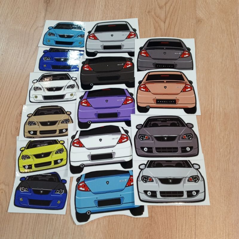 PROTON GEN2 UV STICKER | Shopee Malaysia