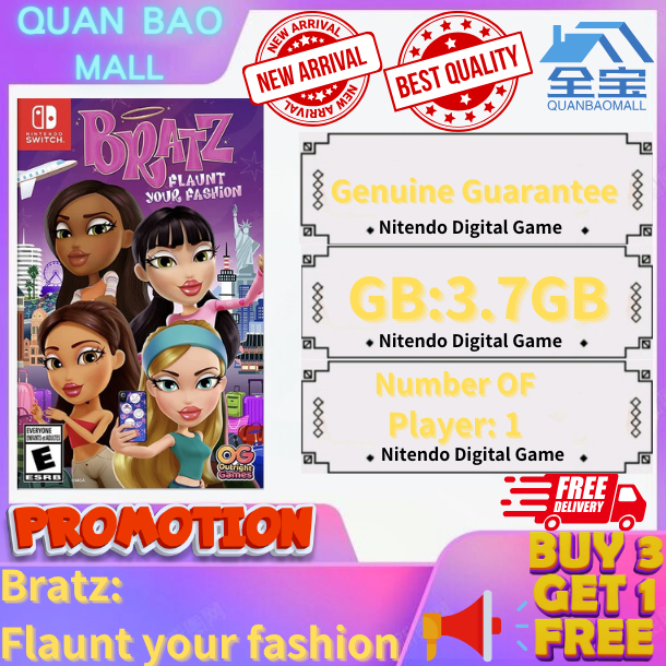 Bratz: Flaunt your fashion (Nintendo Switch)Muat turun Permainan ...