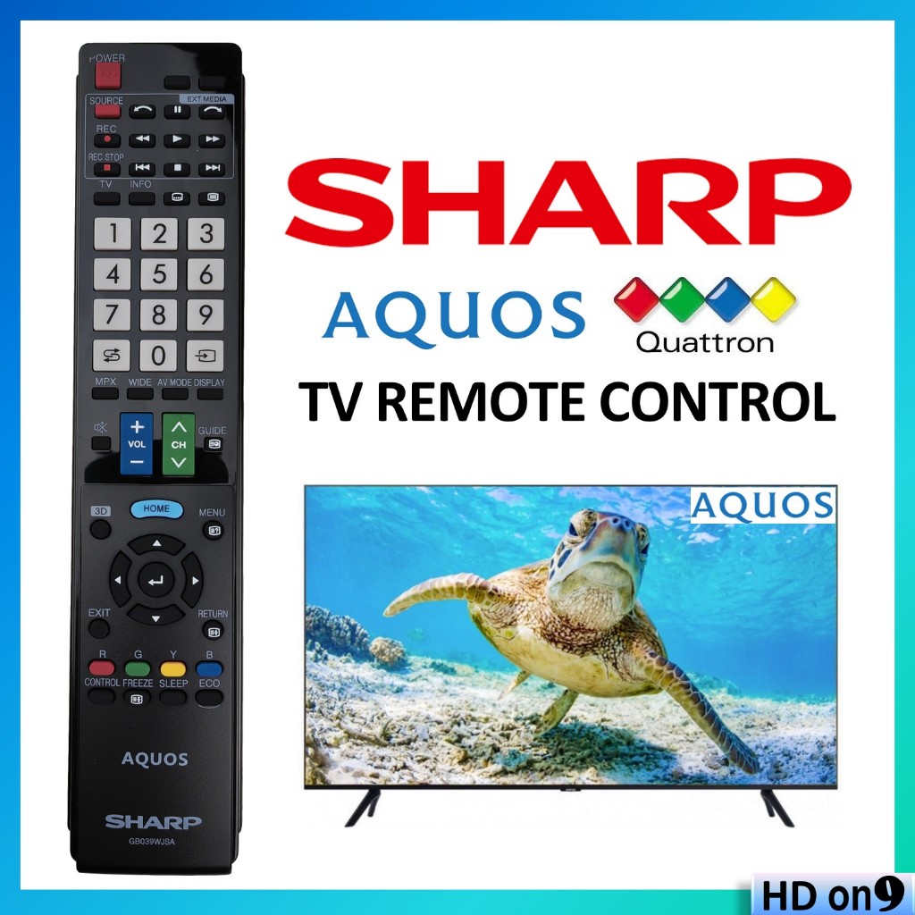 SHARP TV Remote Control Replacement (GB039WJSA) | Shopee Malaysia