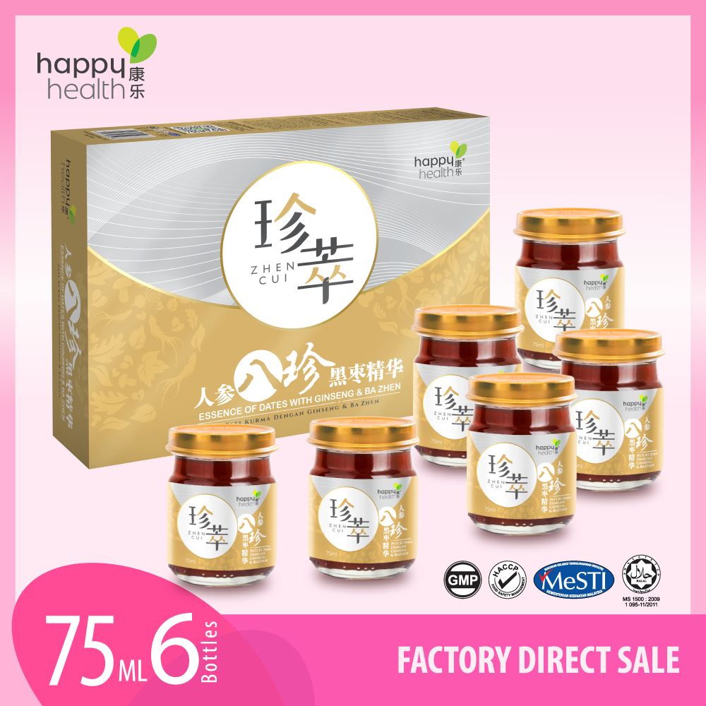 [VEGETARIAN] Happy Health® Zhen Cui Essence of Dates with Ginseng & Ba ...