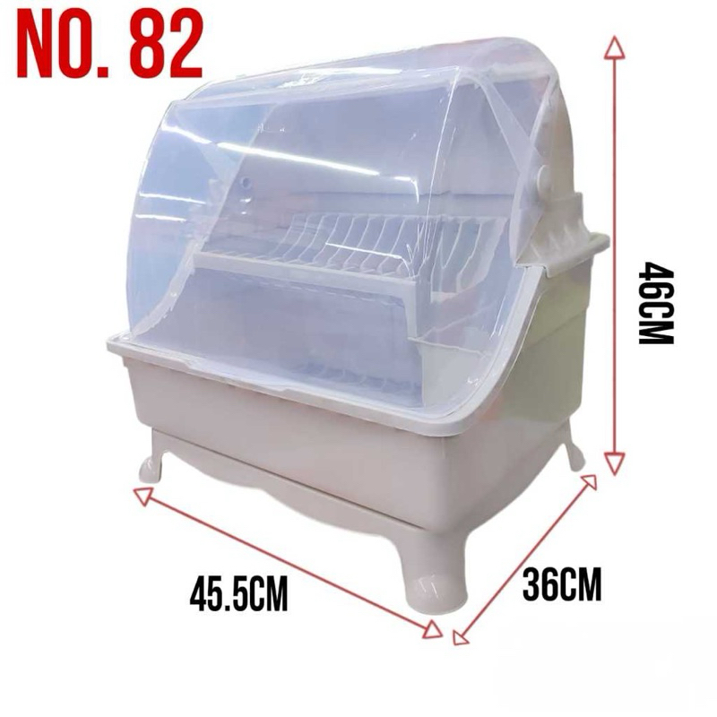 BETTERWARE 2 Layer Dish Drainer With Cover 82 / Dish Rack / Dish Drawer / Dish Storage / Rak ...