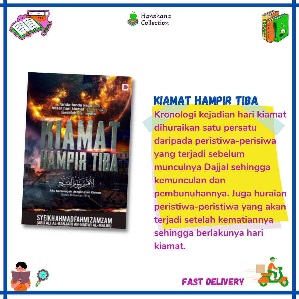 Buku Kiamat Hampir Tiba By Syeikh Ahmad Fahmi Zamzam Shopee Malaysia