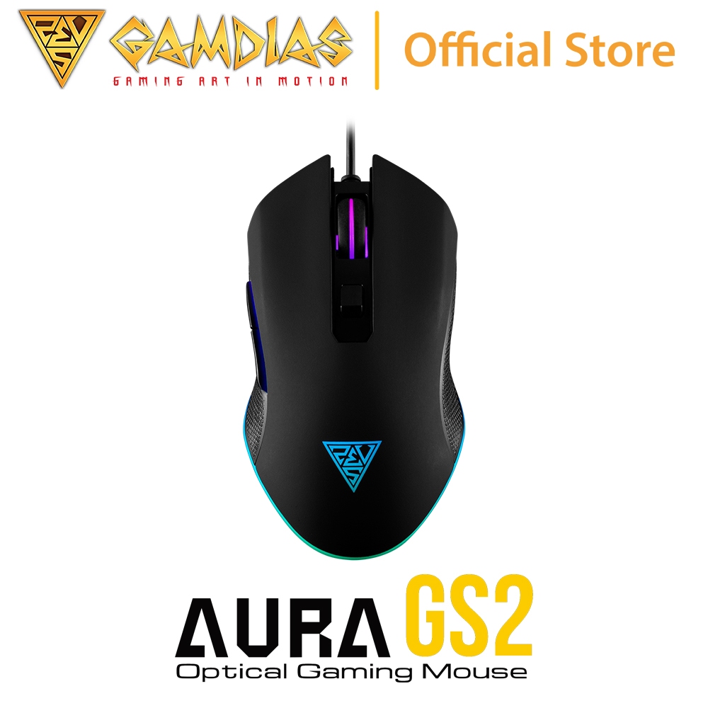 Gamdias AURA GS2 Multicolor Gaming Mouse 6 Multi-functional Keys 3600 ...