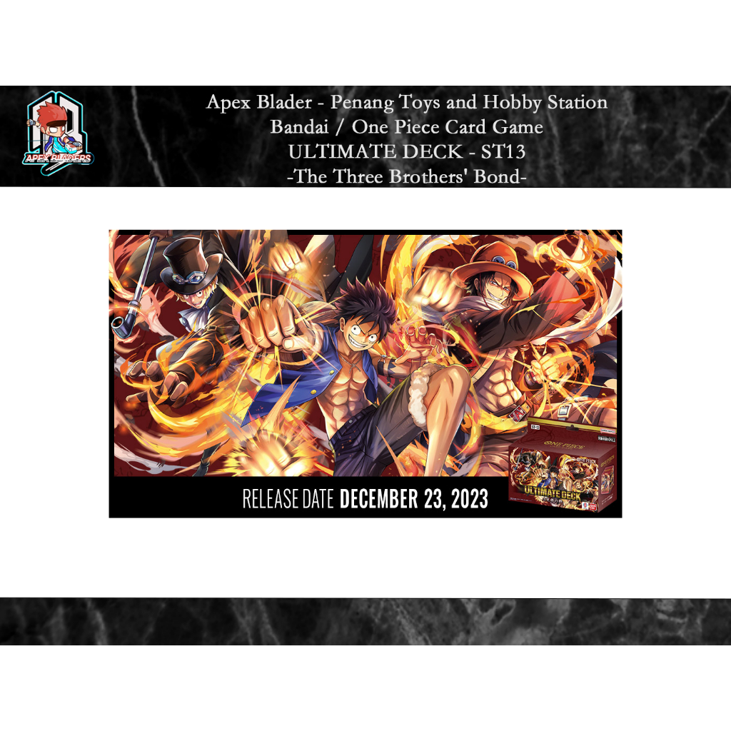 Bandai / One Piece Card Game / ST13 ULTIMATE DECK -The Three Brothers ...