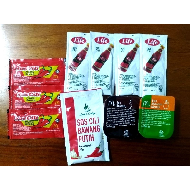 Chili Sauce / Cili Sos McDonald's & KFC Sweet & Sour / Sos Masam Manis ...