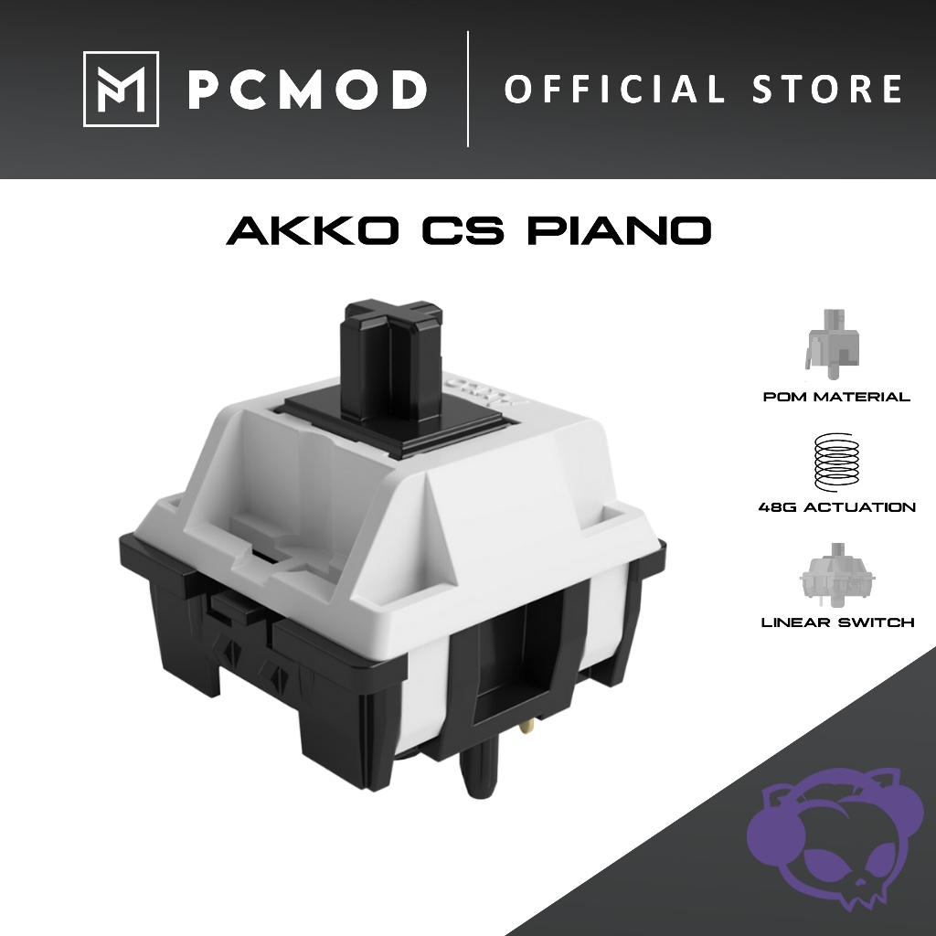 AKKO CS Piano Switch | Linear Switch | PCMOD x KEYMOD | Shopee Malaysia