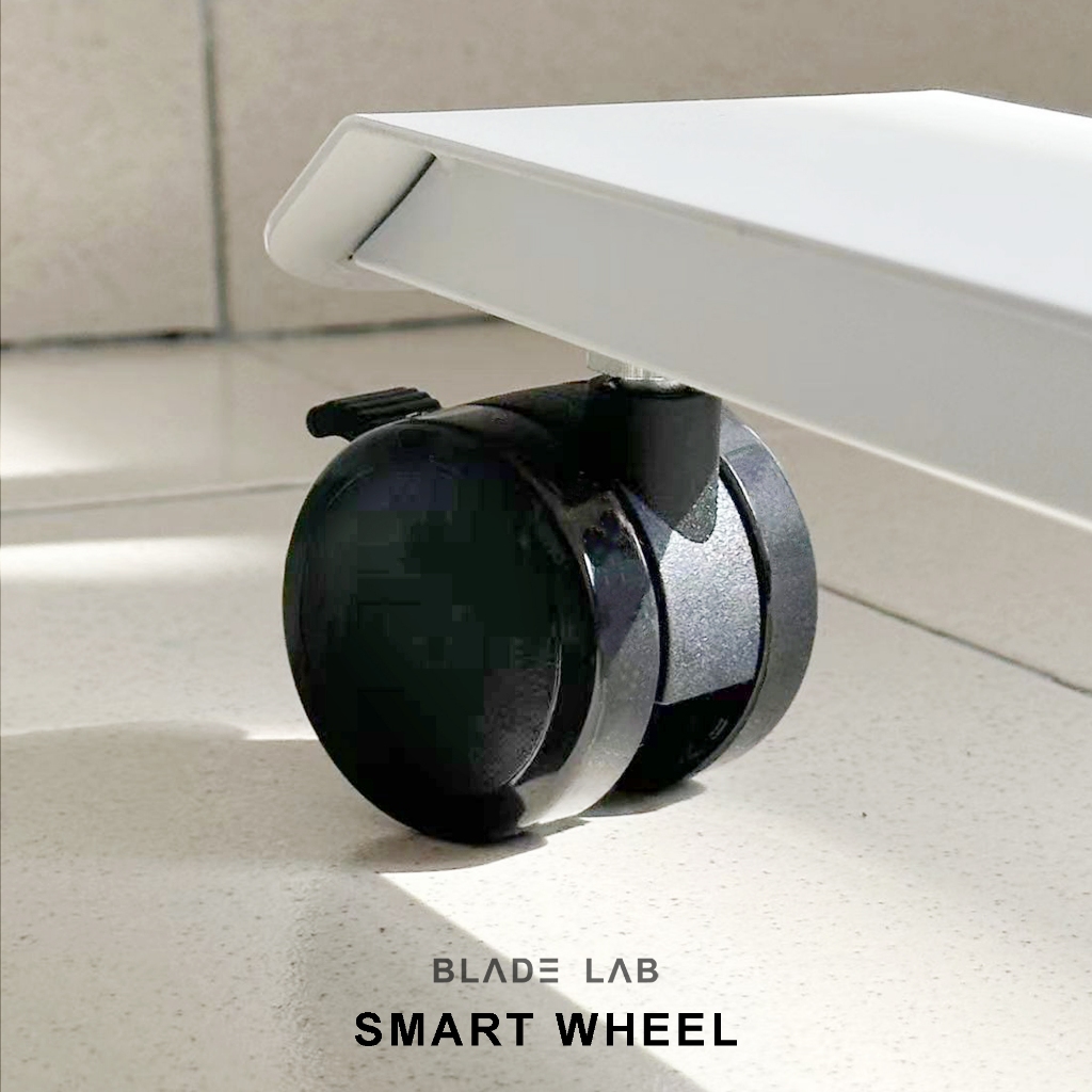 BLADE LAB Smart Wheel for Smart Desk - Set of 4 /Caster Wheel Heavy Duty / 4 Rode Meja/轮子/桌轮 ...