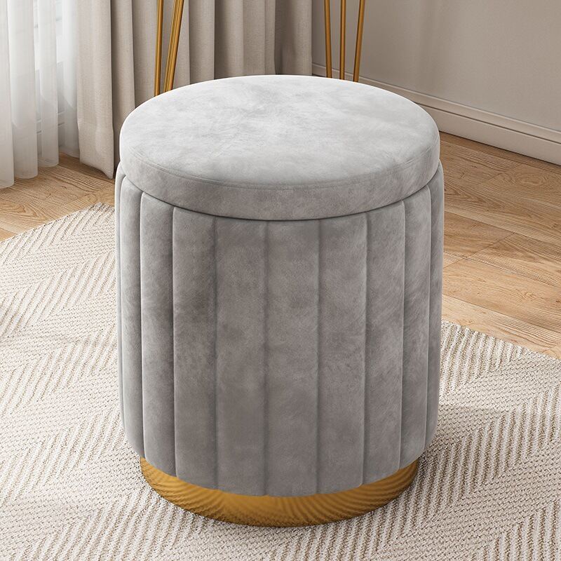 Household Living Room Round Stool Bedroom Dressing Table Cute Girl ...