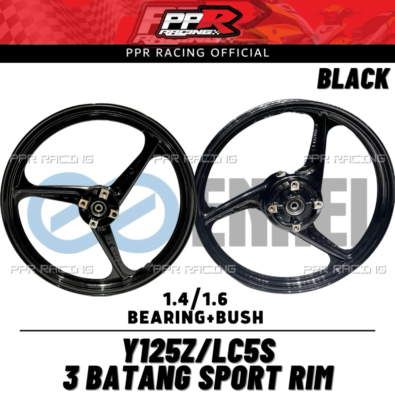 SPORT RIM ENKEI 3 BATANG ORIGINAL FULL CHOP YAMAHA LC135 LC V8 125ZR Y15 Y16 LAGENDA 115ZR RS150 ...